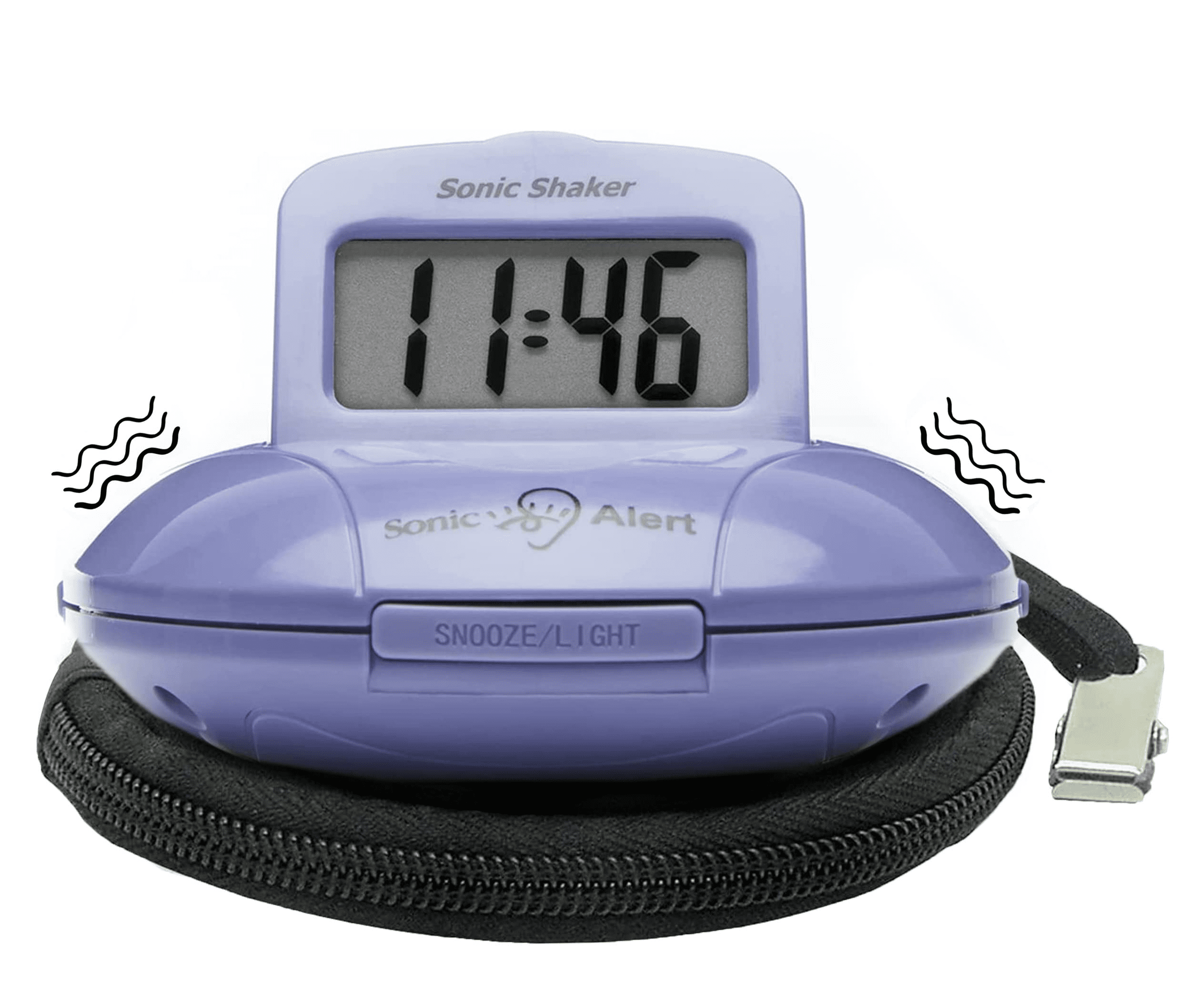 Sonic Alert - Vibrating Sound Wake Light Alarm Clock for Heavy Sleepers ...