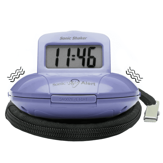 Sonic Alert - Vibrating Sound Wake Light Alarm Clock for Heavy Sleepers ...