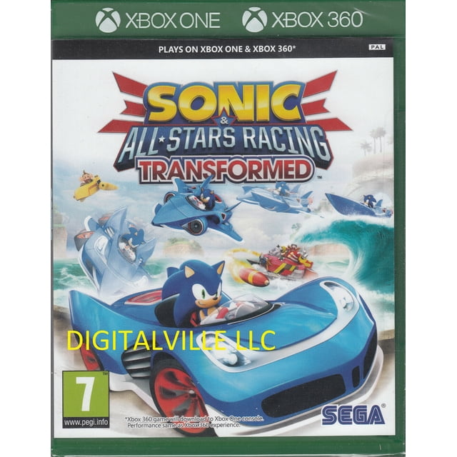 Sonic & All Star Racing Transformed Xbox 360 Xbox One Brand New Factory ...