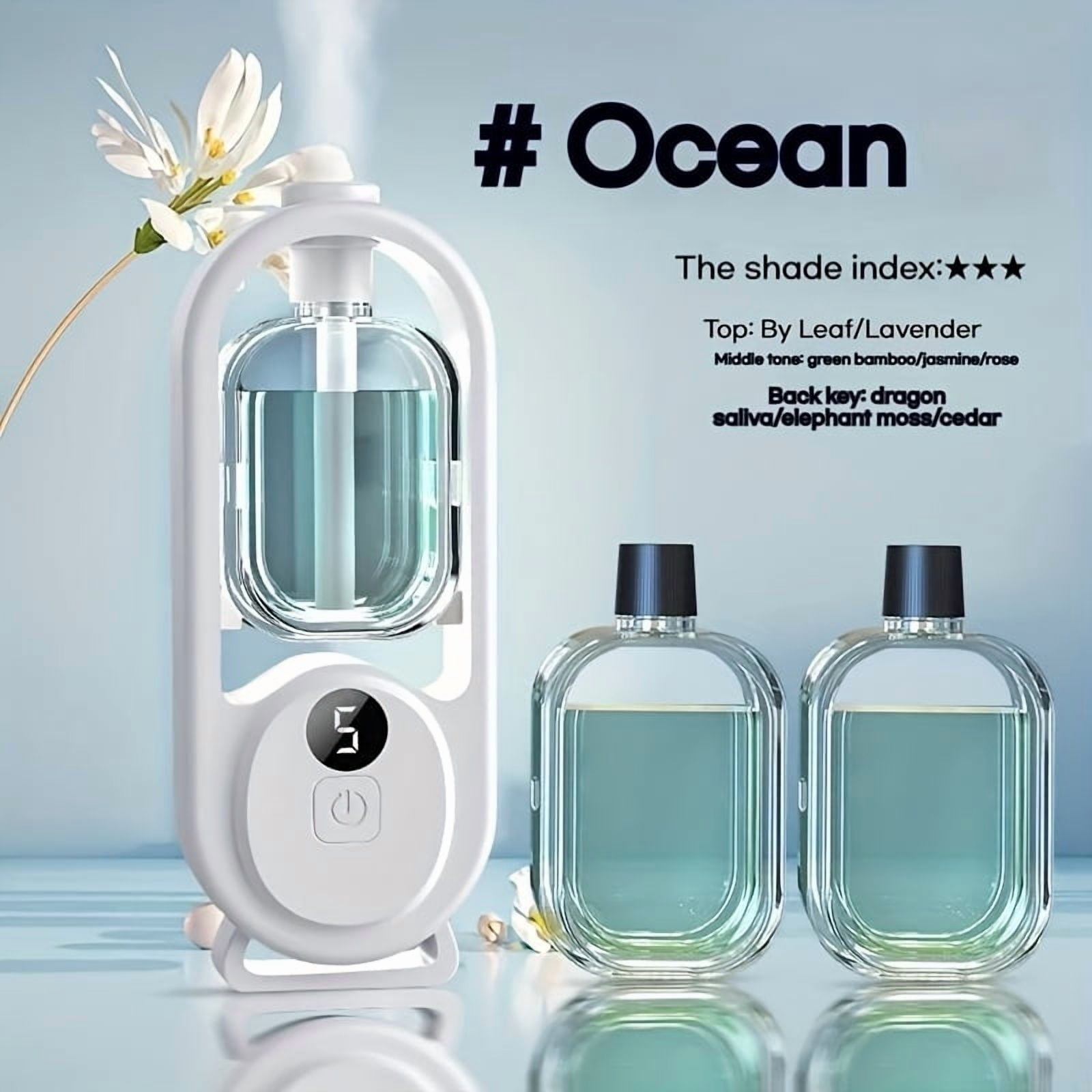 Sonic Aromatherapy Humidifier with 7-Color LED Light - USB Essential ...