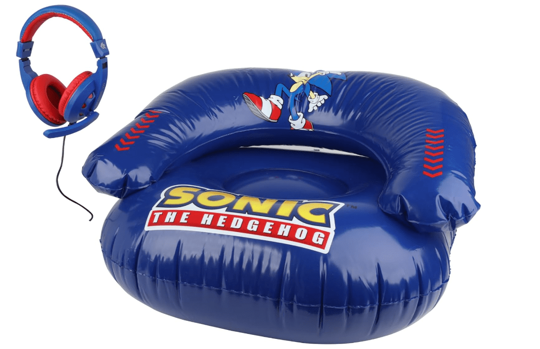 Sonic Blow Up Chair & Headset: Computer Accessories - Walmart.com