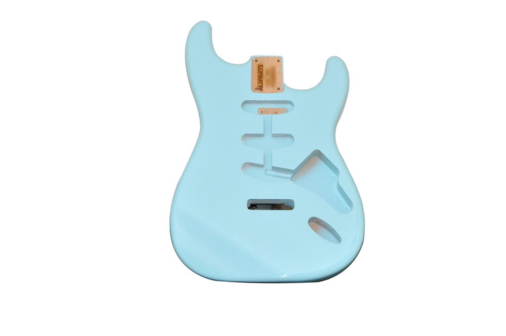 Sonic Blue Finished Replacement Body for Stratocaster - Walmart.com