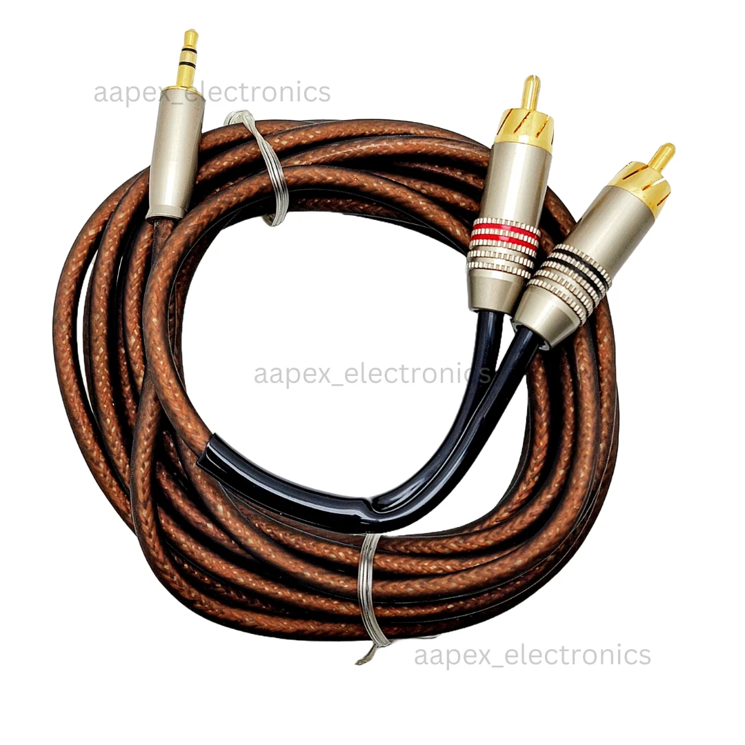 Sonic Boom 3.5Mm Stereo Jack To 2 Rca Audio Cable Adapter - 12Ft ...