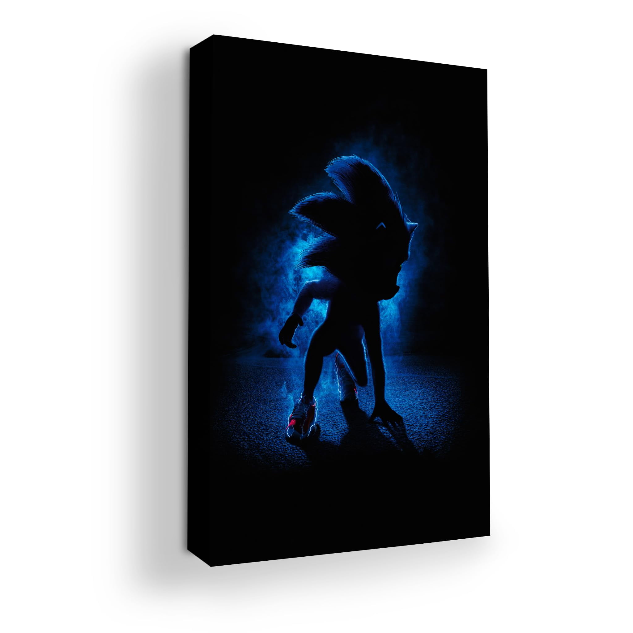 Sonic Canvas Wall Art by Mavis Print- 16x20 inches Video Game Wall ...