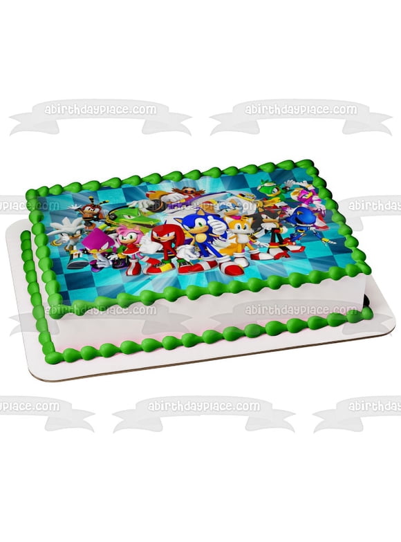 Sonic Decorative Baking in Sonic Party Supplies - Walmart.com