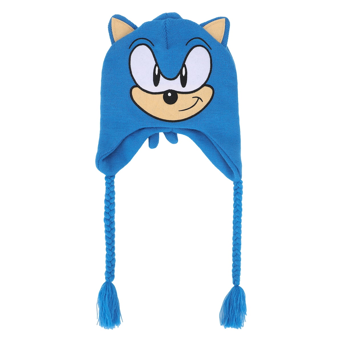 Bioworld Sonic Cosplay Laplander Beanie, Hedgehog Big Face Design, Warm Acrylic Yarn - Walmart.com