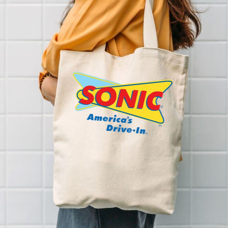 Sonic Drive-In Fast food Logo Tote Bag Many Color S to -TH48531 ...