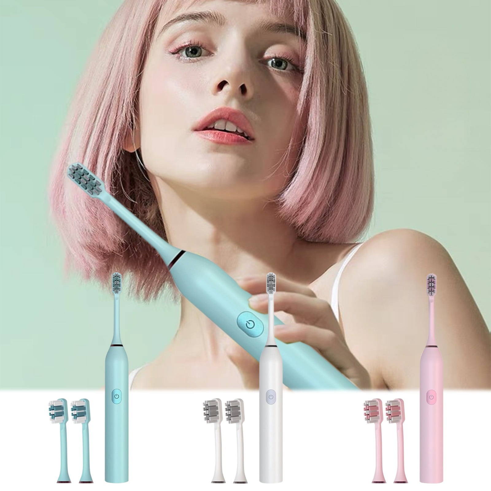 Sonic Electric Toothbrush for Adults & Kids, Rechargeable Electric ...
