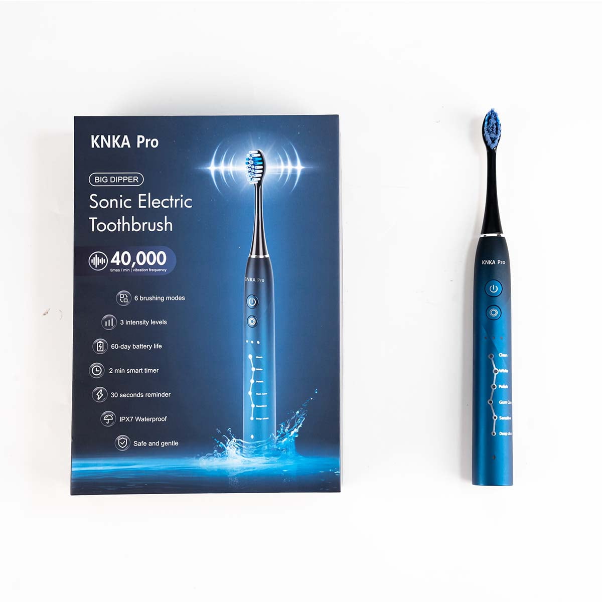 Sonic Electric Toothbrush for Adults, Rechargeable Smart Automatic ...