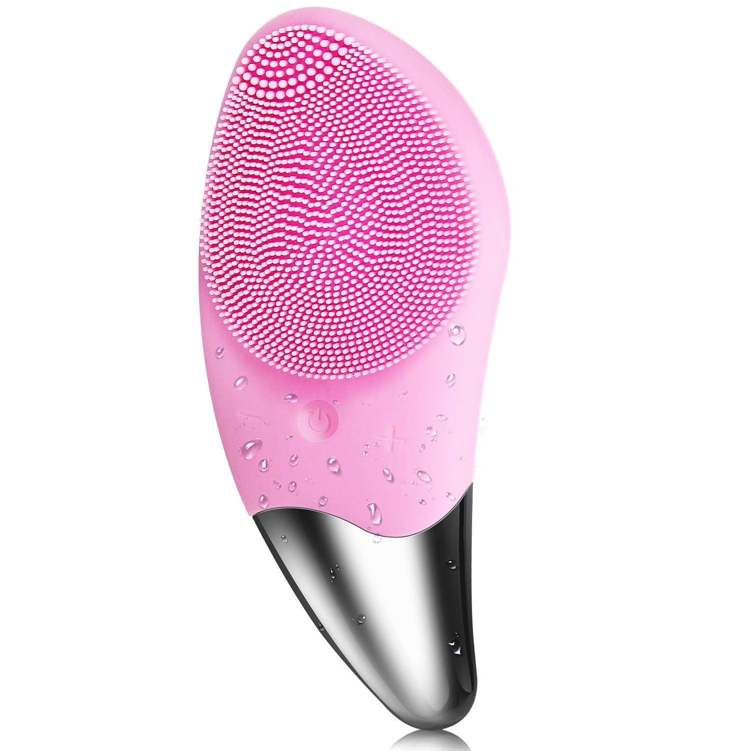 Sonic Facial Cleansing Brush, Electric Silicone Face Brush and Massager ...