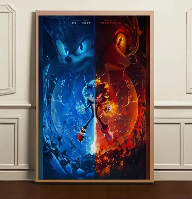 Sonic The Hedgehog 3 (2024) Movie Poster, Minimalist Funny Art 3 NO ...