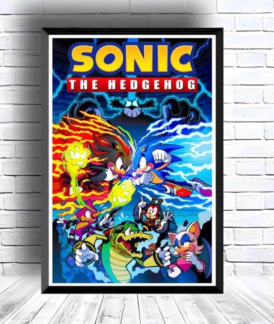 Sonic The Hedgehog Digital Download Poster For Bedroom Decor, Party ...