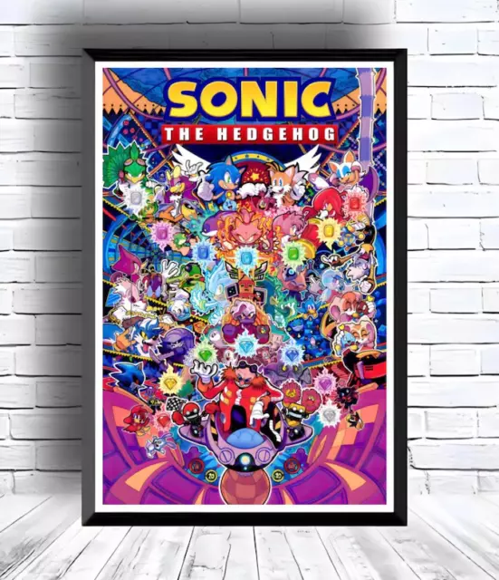 Sonic The Hedgehog Digital Download Poster For Bedroom Decor, Party ...