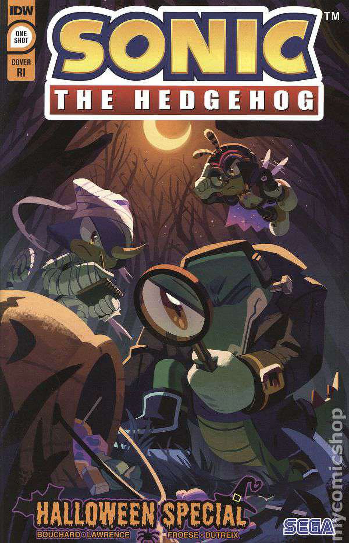 Sonic Hedgehog Halloween Special Comic Book #1C (1:10 Fourdraine ...