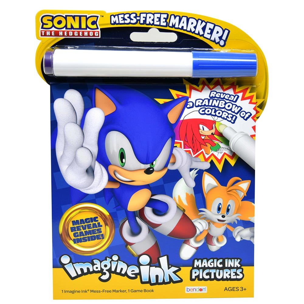 Sonic Imagine Ink Magic Ink Pictures- 2 PACK - Walmart.com