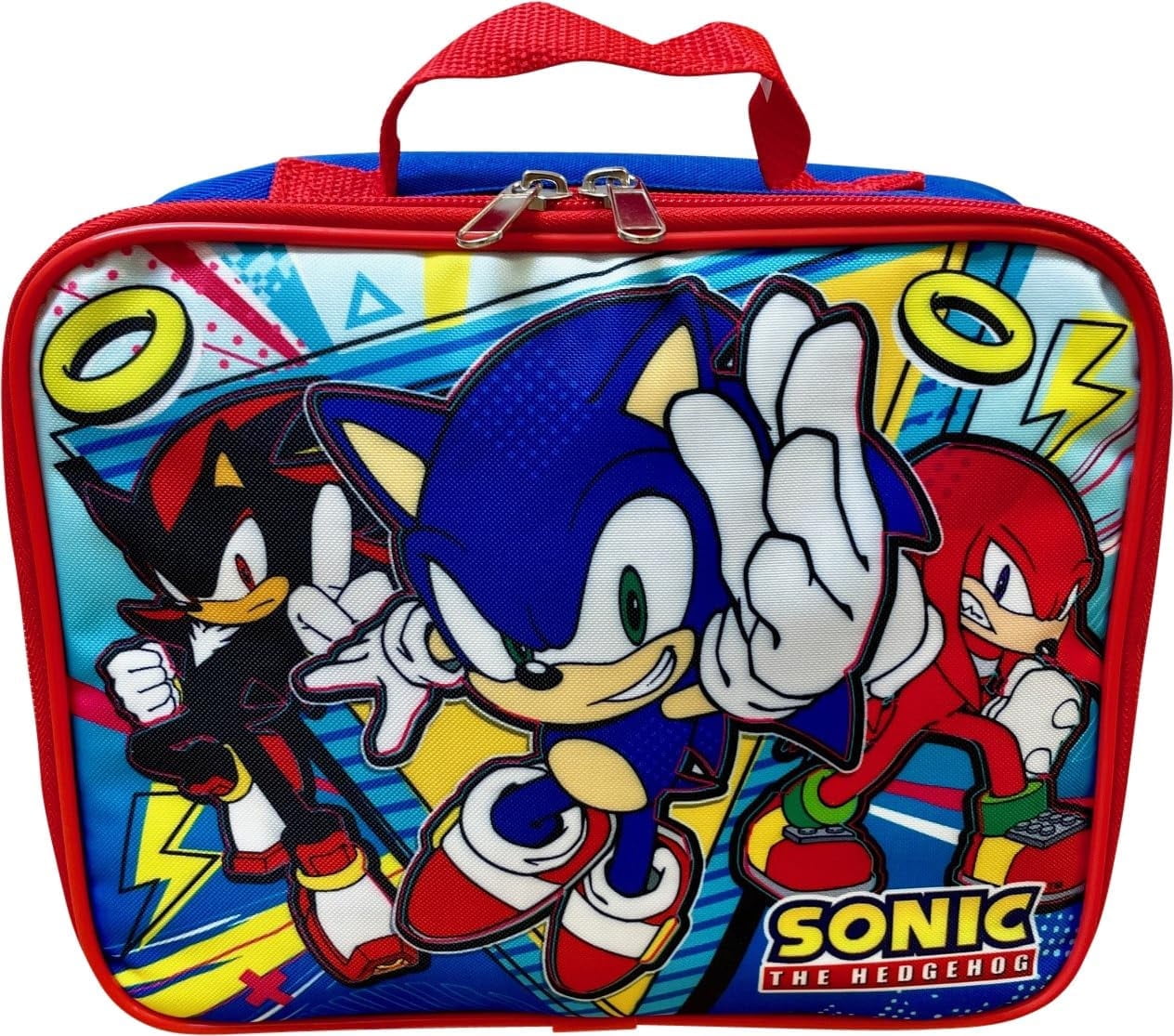 "Ruz Sonic Insulated Lunch Box for Kids, Easy-to-Clean, 8""H x 4""D x 9 ...