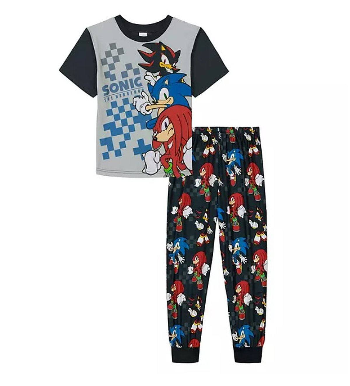 Sonic, Knuckles and Vegeta Boy's Short-Sleeved Character Pajama Set ...