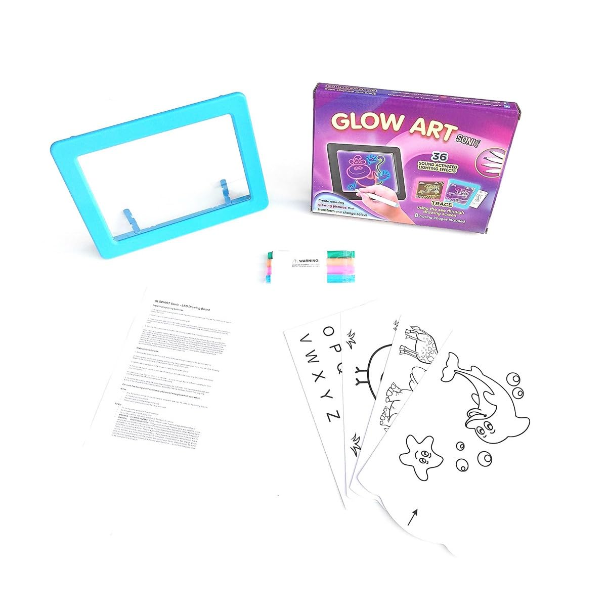 Sonic Led Glow Art Neon Effect Drawing Board - V2, Magic, Sketch ...