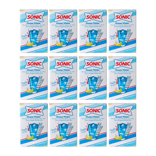 Sonic Ocean Water Zero Sugar Drink Mix (6 ct., 12-pack) - Walmart.com