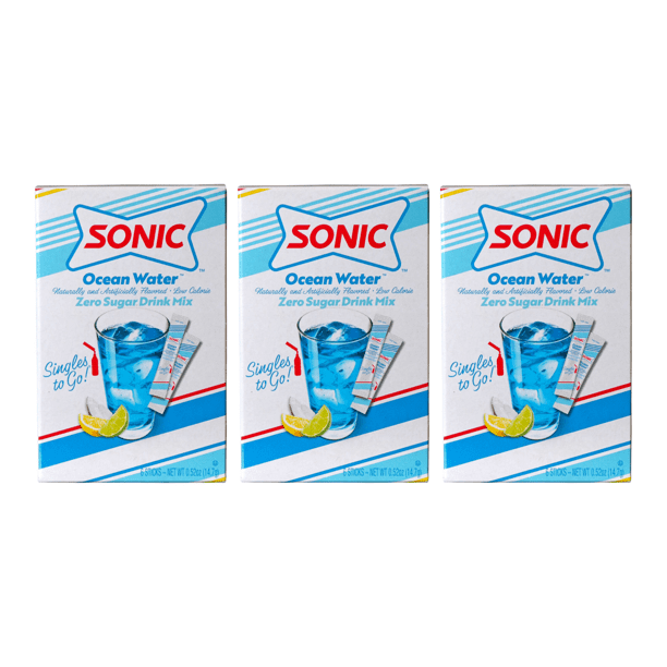 Sonic Ocean Water Zero Sugar Drink Mix (6 ct., 3-pack) - Walmart.com