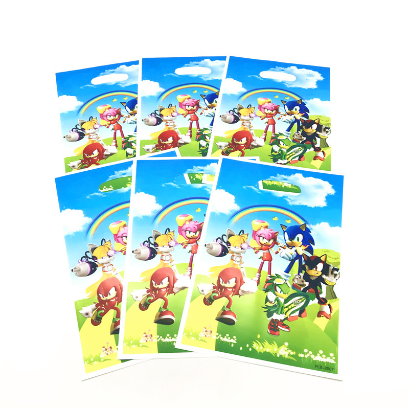 Sonic Party Bags New Birthday Party Girls Favorite Candy Portable Gift ...