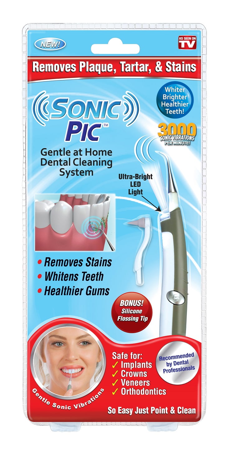 Sonic Pick - Advanced Tooth Kit Cleaner and Stain Remover Teeth ...
