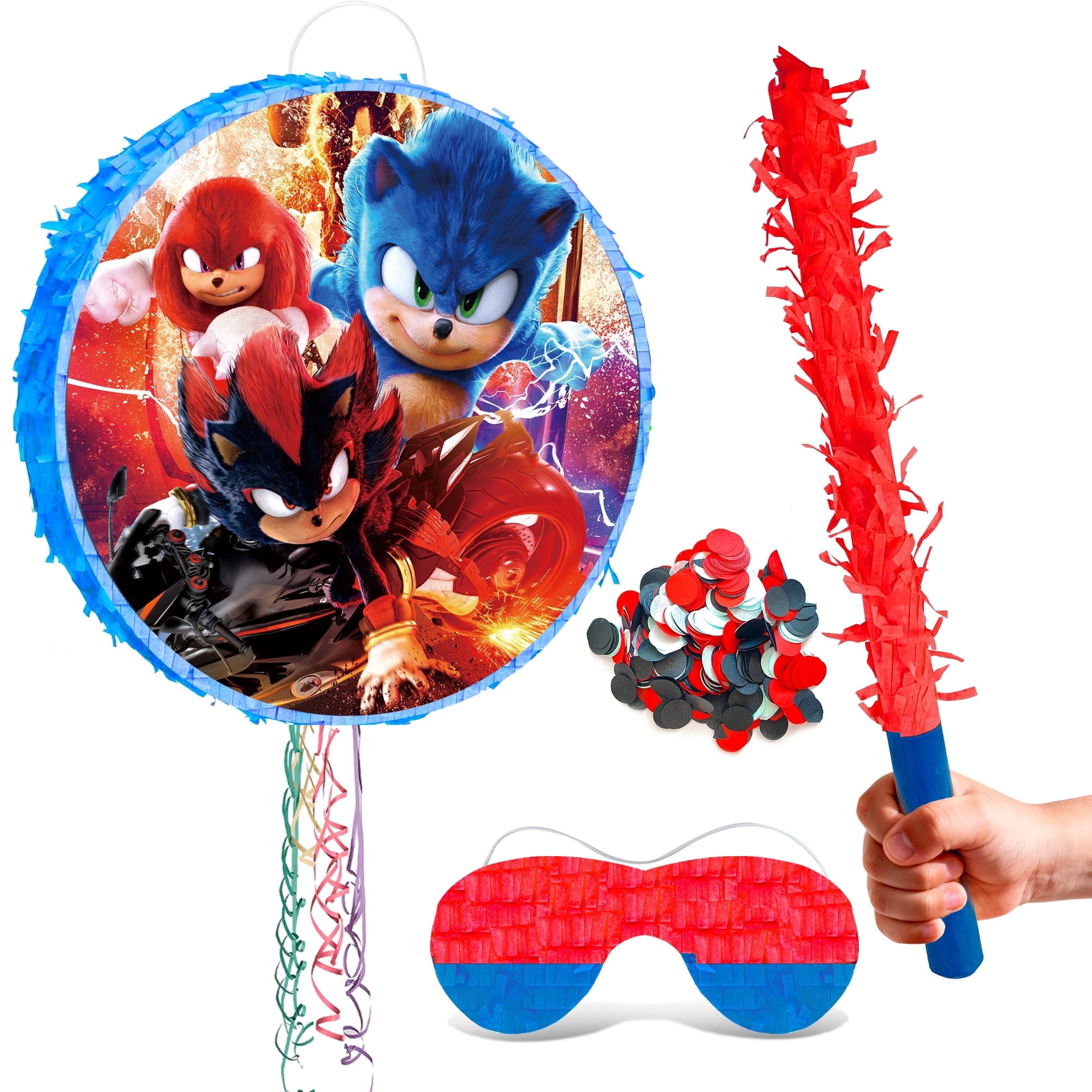 Sonic Pinata, Sonic Pinata Set - Sonic themed pinata, Sonic party ...