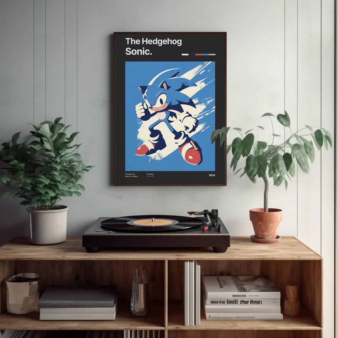 Sonic Poster Retrogaming, Sonic Running, Sonic Poster, Super Smash Bros ...