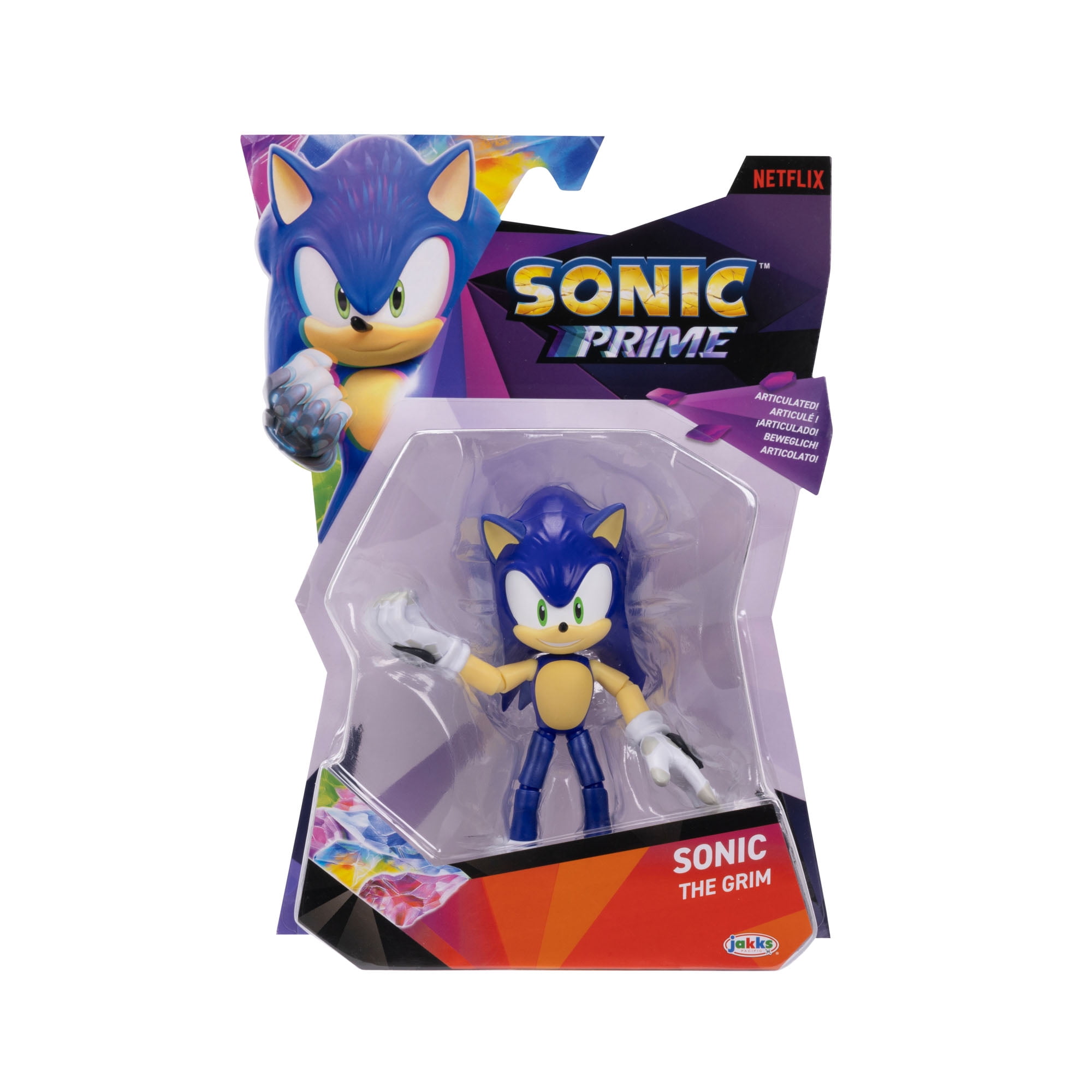 Sonic Prime Action Hedgehog Toy 5 Articulated Figure Sonic The