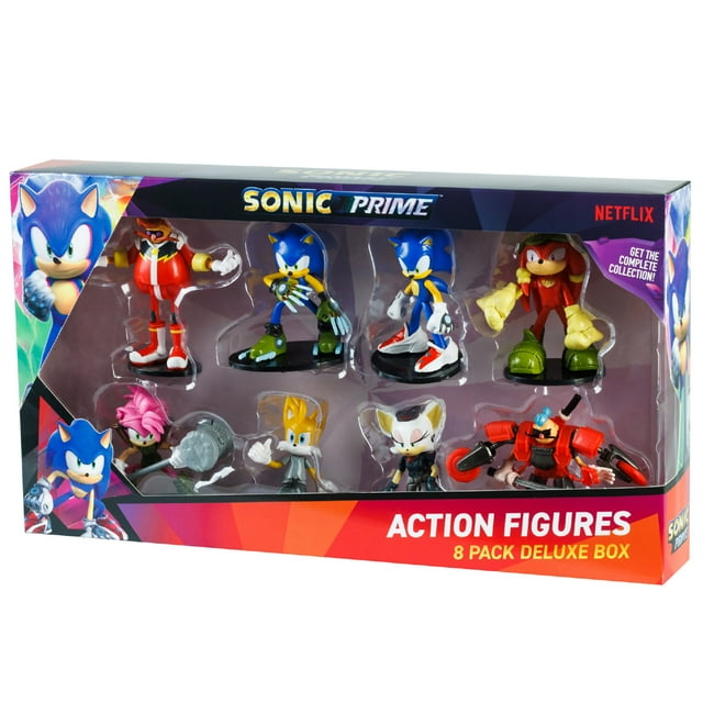 Sonic Prime: Action Figures - 8 Pack - 3" Articulated Collectible ...