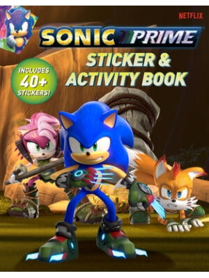 Sonic Prime Sticker & Activity Book: Includes 40+ Stickers - Walmart.com