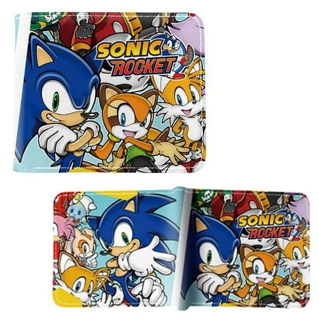 Sonic Rocket - Sonic the Hedgehog 4x5" Bi-Fold Wallet - Walmart.com