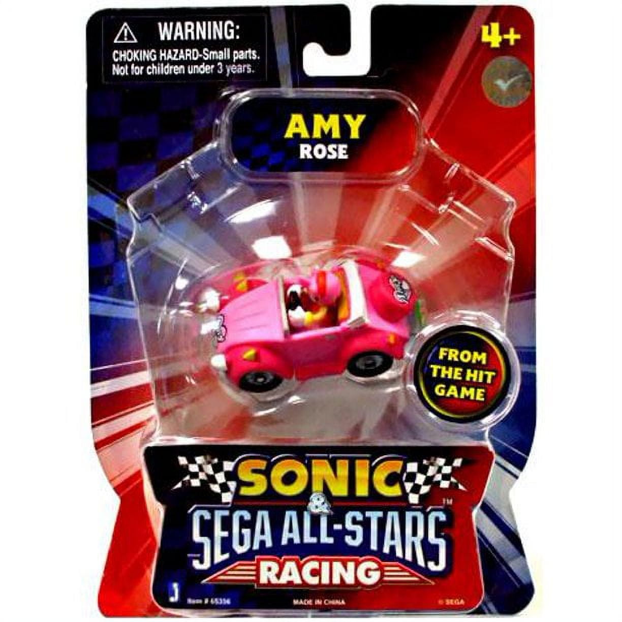 Sonic Sega All Stars Racing Vehicle & 1.5" AMY ROSE Figure - Walmart.com