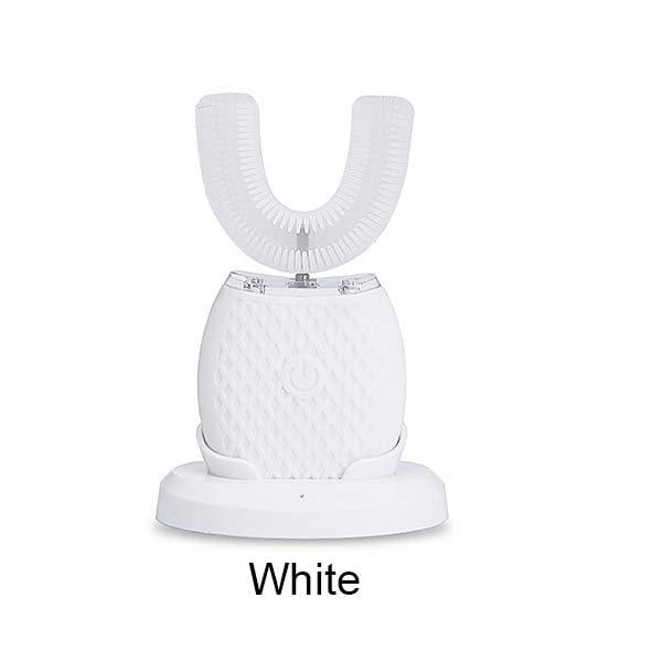 Sonic Silicone Electric Toothbrush U Shape 360 Degree Mouth Cleansing ...