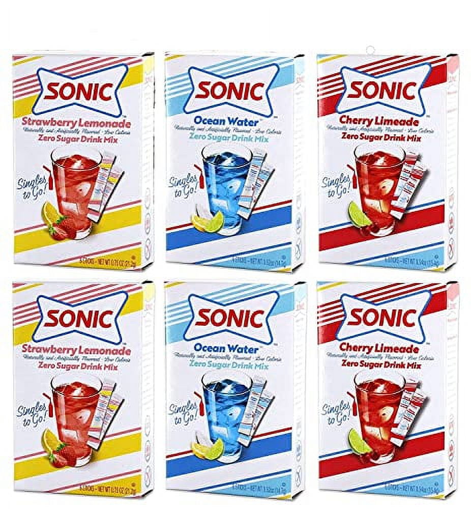 SINGLES TO GO! Sonic Singles To Go Variety Pack, Cherry Limeade ...