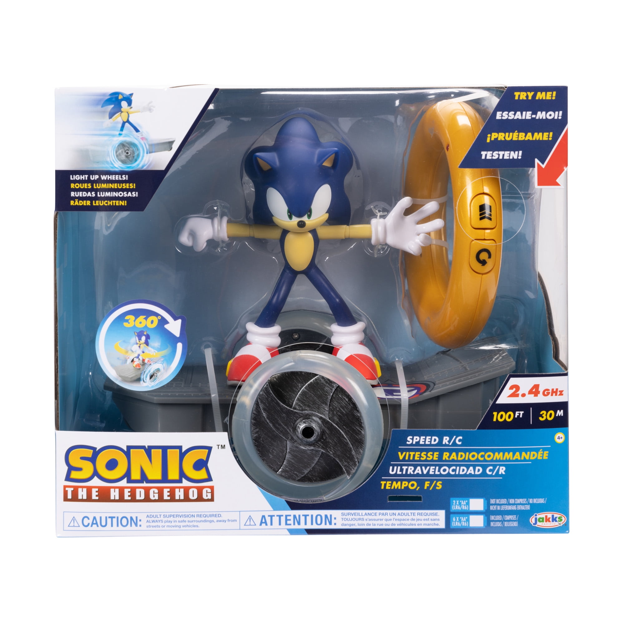 Brandclub - Sonic The Hedgehog Speed Feature RC Vehicle with Detachable ...