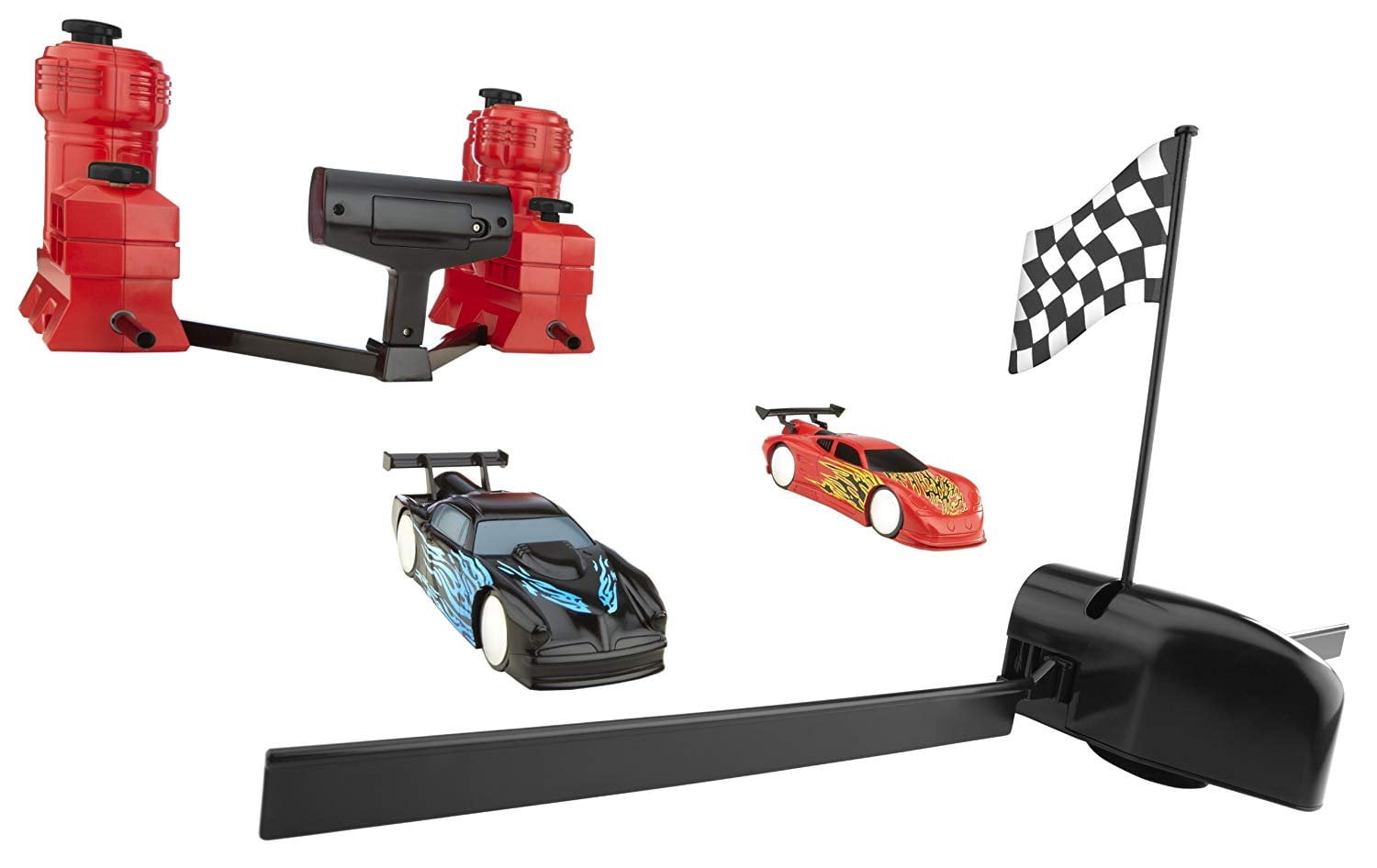 Sonic Speeders Full Race Set with 2 Cars, 2 Launch Pumps & Start Lights ...