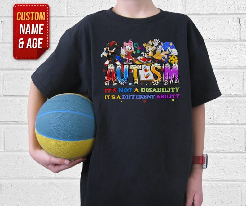 Sonic Super Autism Shirt, Sonic The Hedgehog Autism Shirt, Blue Autism ...