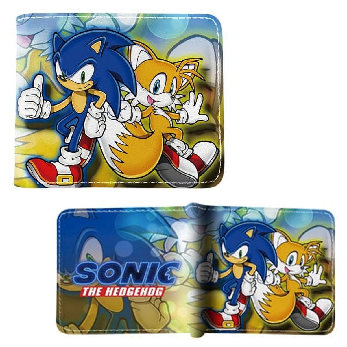 Sonic & Tails - Sonic the Hedgehog 4x5" Bi-Fold Wallet - Walmart.com