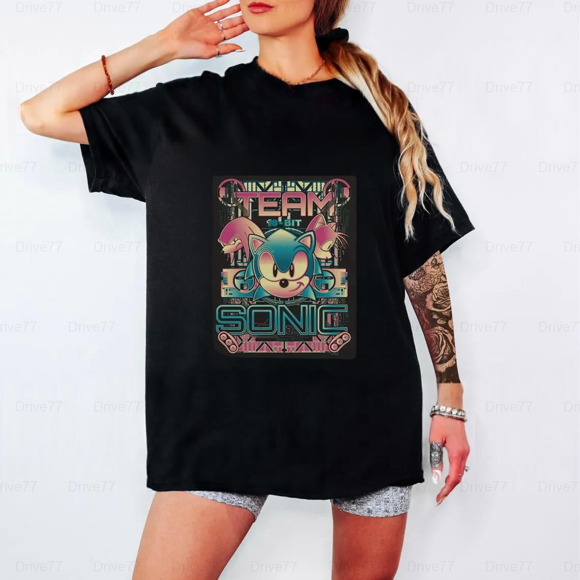 Sonic Team Pixel Art Retro Character T-Shirt, for men & women, up to ...