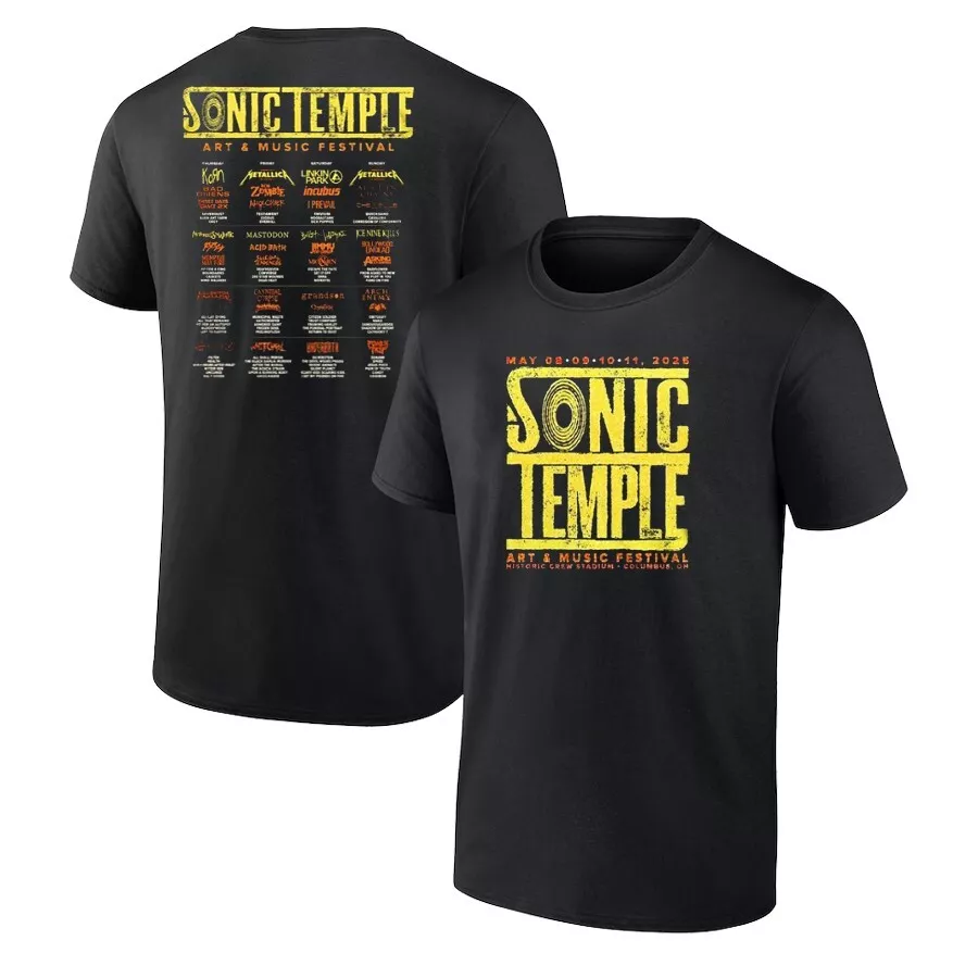 Sonic Temple Art And Music Festival 2025 Shirt Gift for Friends All ...
