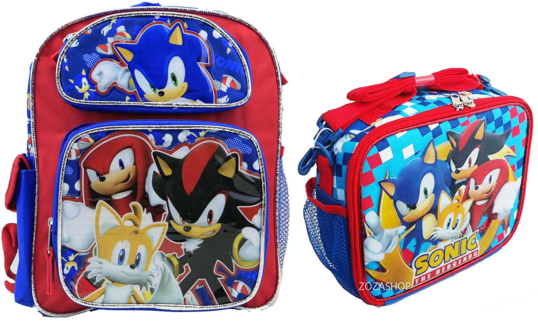 Sonic The Hedgehog 12" Toddler Backpack with Lunch Bag - Walmart.com