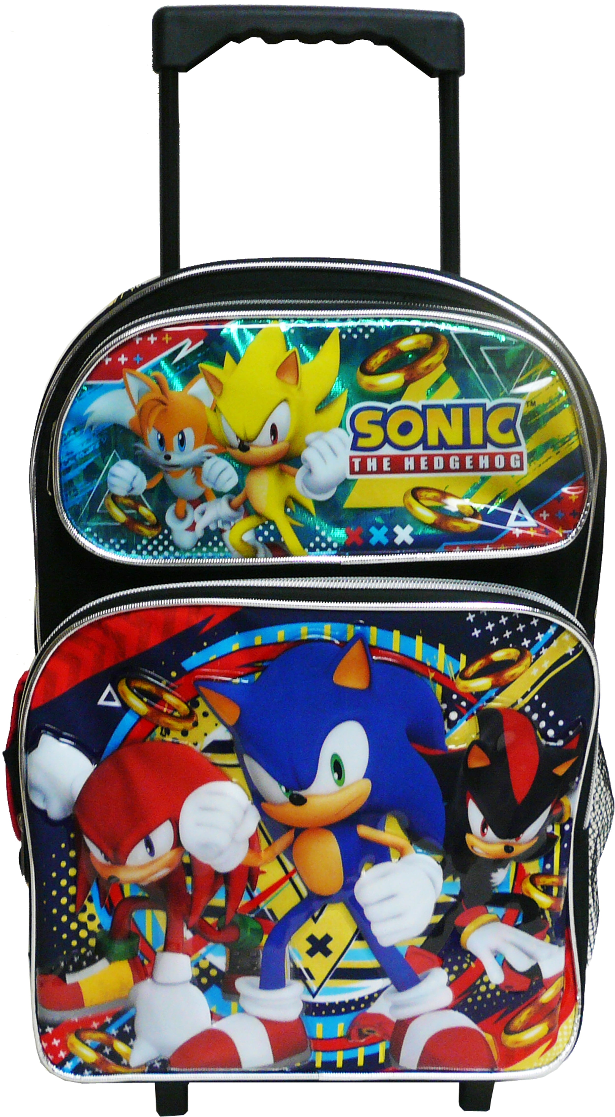 Ruz Sonic the Hedgehog Rolling School Backpack - Walmart.com