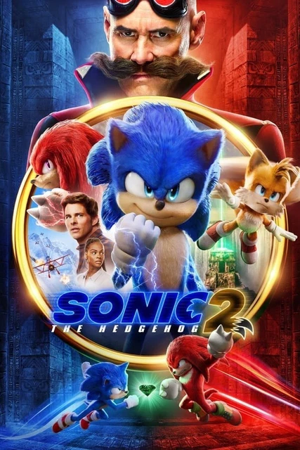Sonic The Hedgehog 2 (2022) Poster NO FRAMED POSTER, Wall Art, Home ...