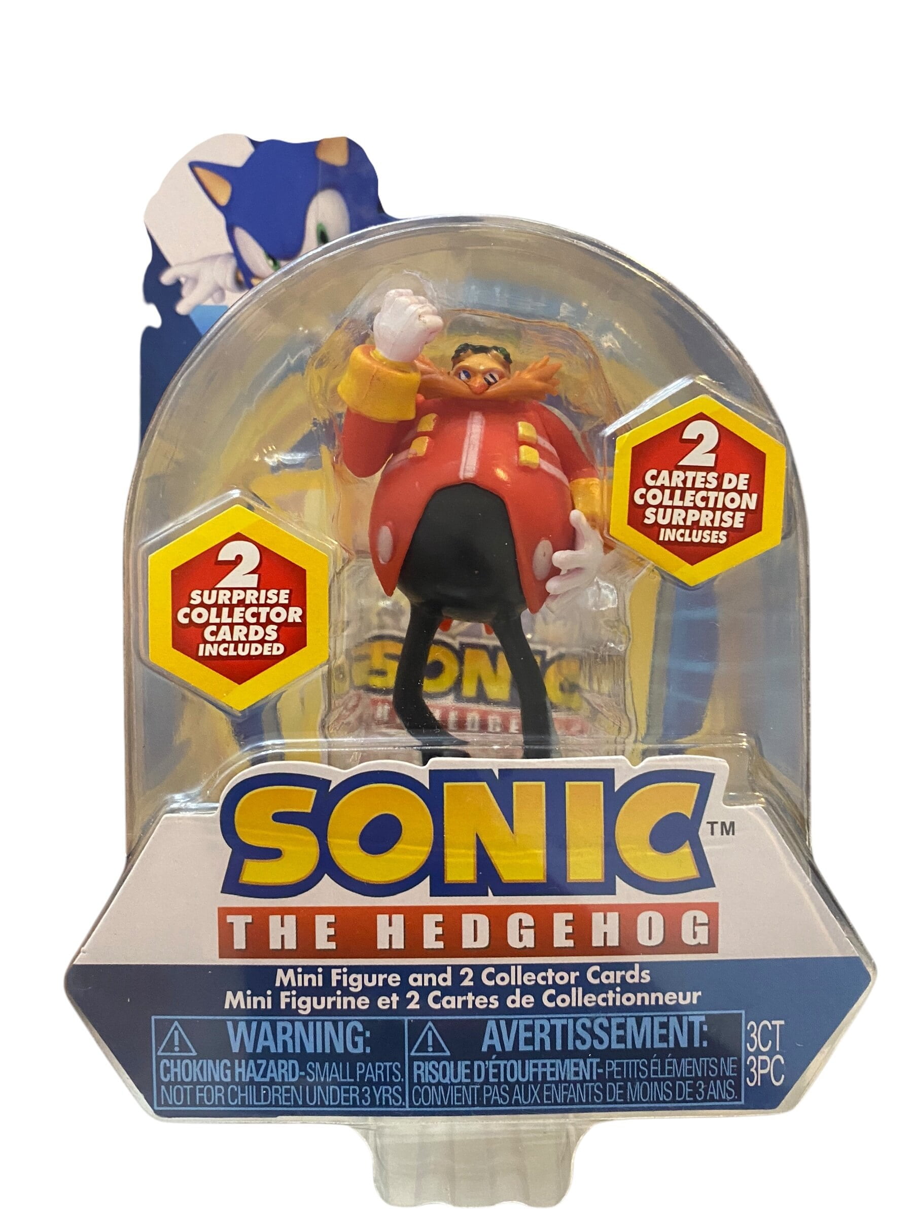Sonic The Hedgehog 2.5" Dr. Eggman Mini Figure with 2 Suprise Collector ...