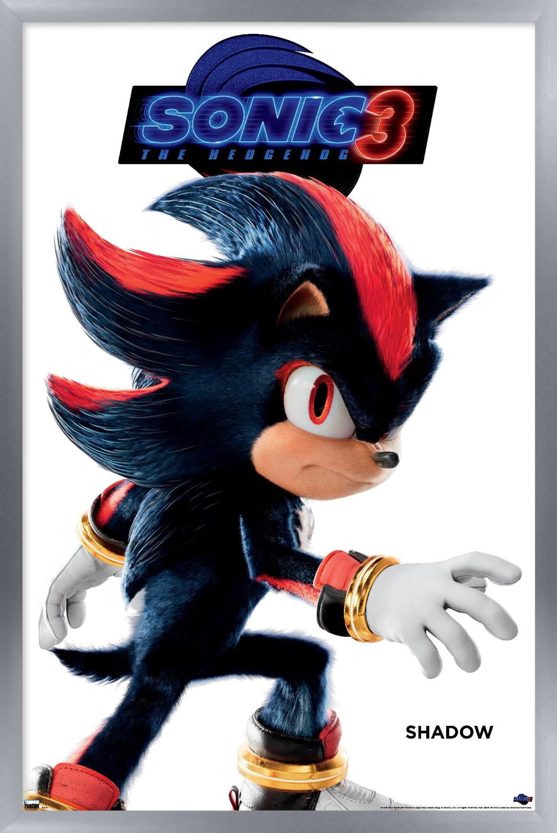 Sonic The Hedgehog 3 - Shadow Feature Series Wall Poster, 14.725" x 22. ...