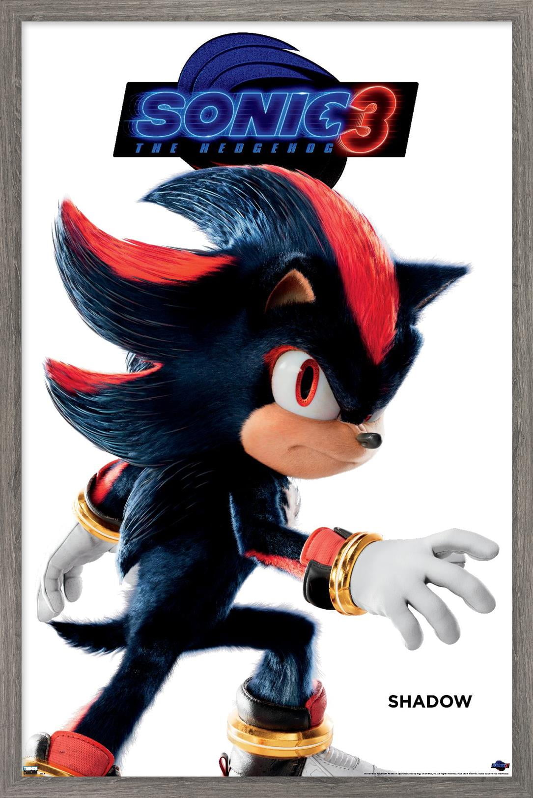 Sonic The Hedgehog 3 - Shadow Feature Series Wall Poster, 14.725" x 22. ...