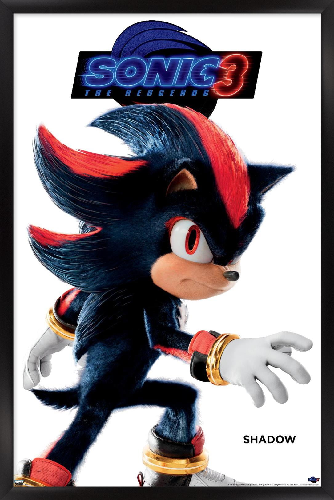 Sonic The Hedgehog 3 - Shadow Feature Series Wall Poster, 22.375" x 34 ...