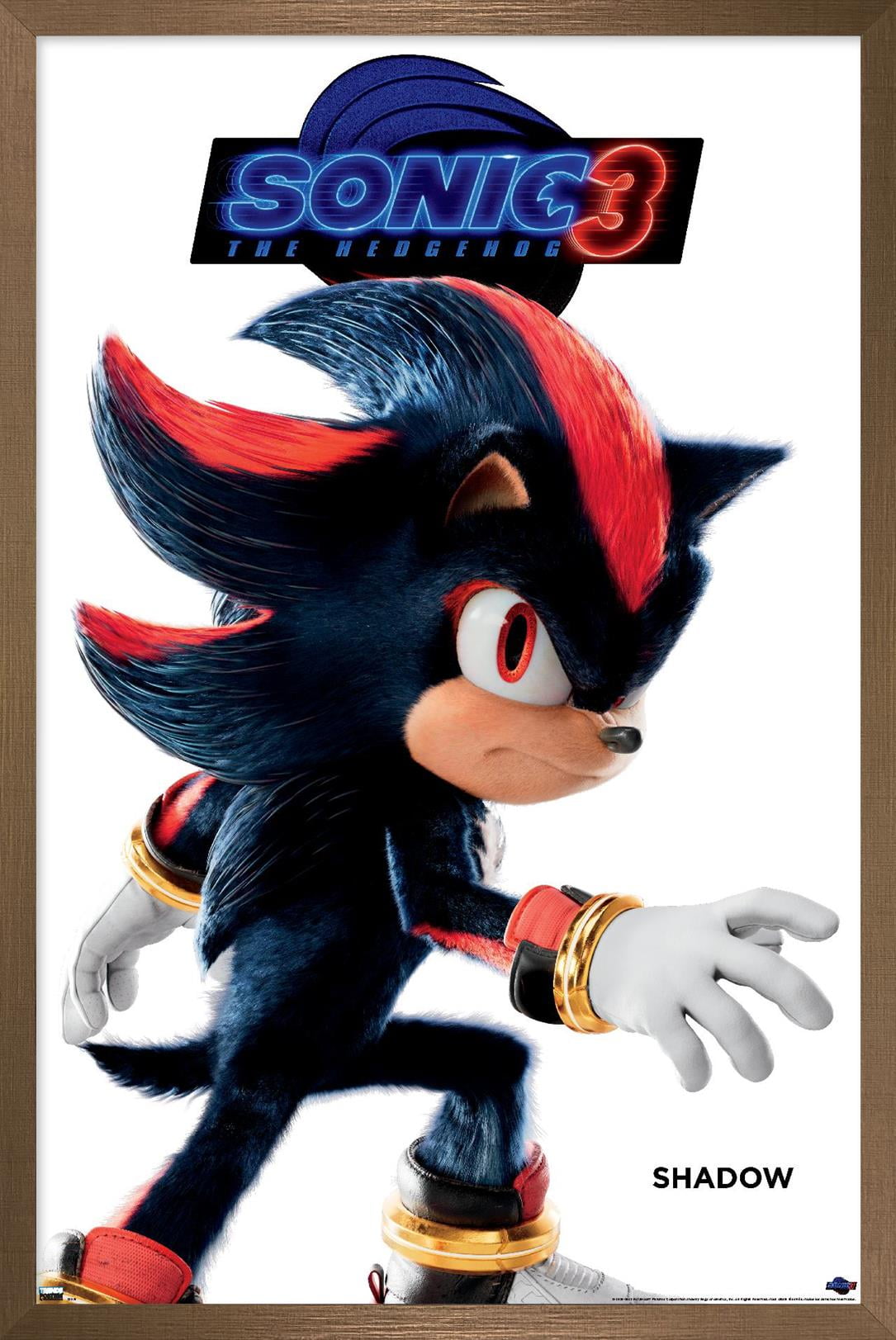 Sonic The Hedgehog 3 - Shadow Feature Series Wall Poster, 22.375" x 34 ...
