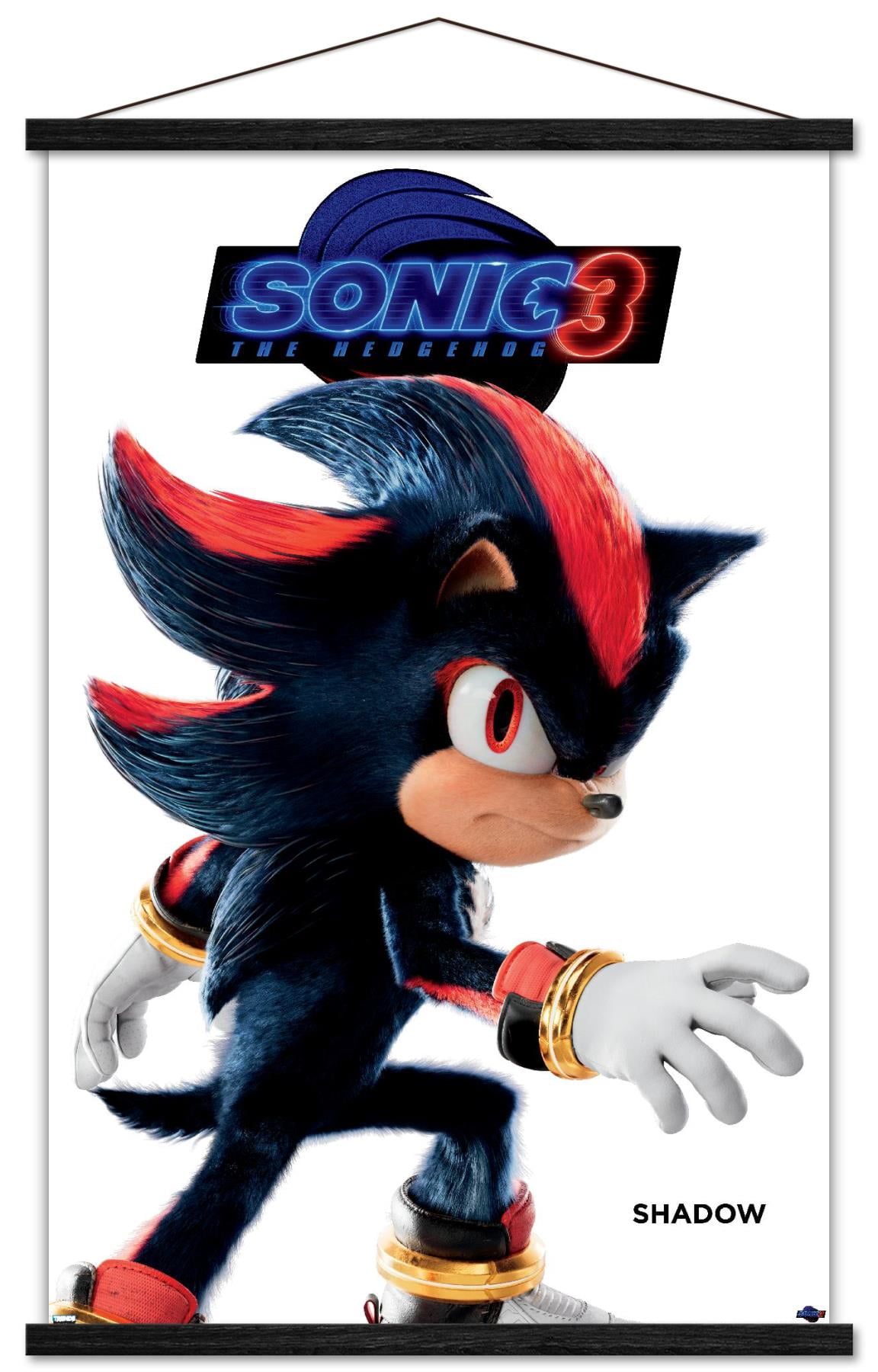 Sonic The Hedgehog 3 - Shadow Feature Series Wall Poster with Magnetic ...